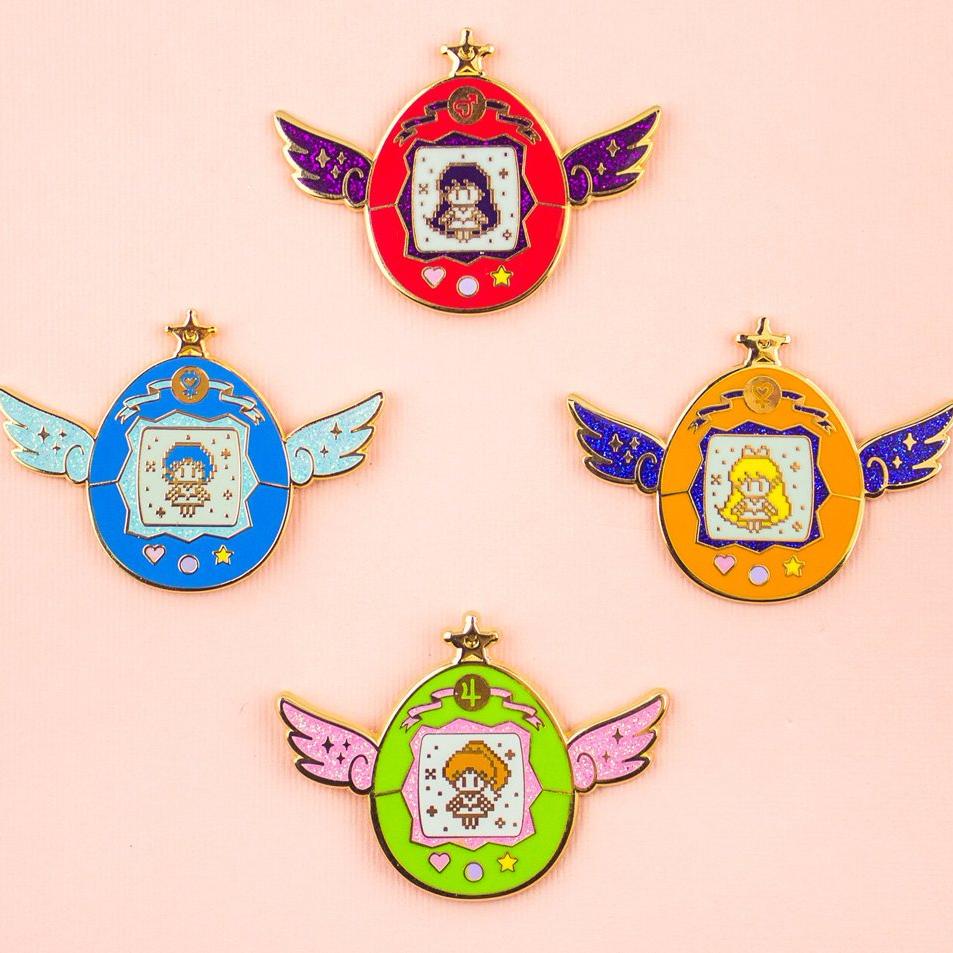 Planetary Pets Enamel Pin Set – Floating Forest Studio